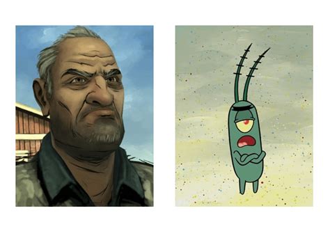 Lilly And Larry If They Were Spongebob Characters Rthewalkingdeadgame