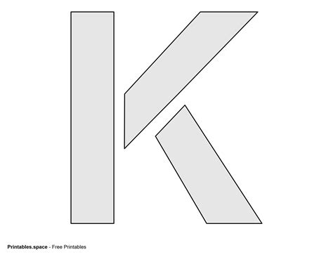 Large Letter K Stencil Printable Free Printables