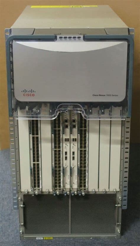 Cisco Nexus N7k C7010 21u Network Chassis 2x N7k F248xp 25e 1x N7k