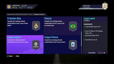 Fifa 21 How To Complete Icon Roberto Carlos Sbc Requirements And