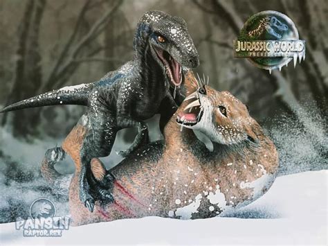 Velociraptor Blue Vs Smilodon Jurassic Park Know Your Meme