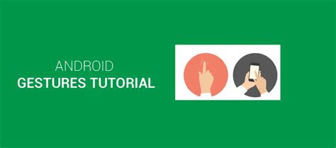 Android Gesture In Android Studio Free Source Code
