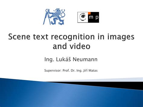 ppt scene text recognition in images and video powerpoint