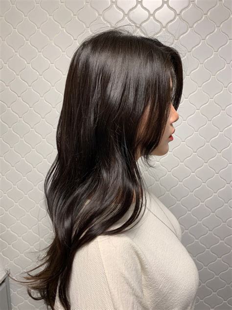 얼굴 소멸 앞머리 여자헤어스타일 찹헤어로그