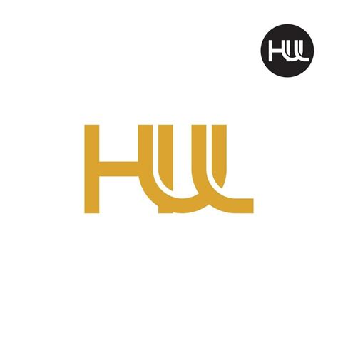 Letter Hul Monogram Logo Design 30757042 Vector Art At Vecteezy