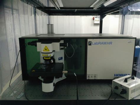 Raman spectrometer Horiba Jobin-Yvon LabRam HR800
