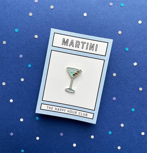 Martini Cocktail Enamel Pin Drinks And Alcohol Themed T Ideas Lapel