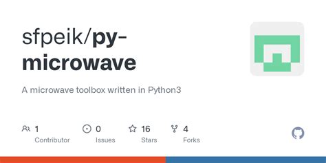 Github Sfpeikpy Microwave A Microwave Toolbox Written In Python3
