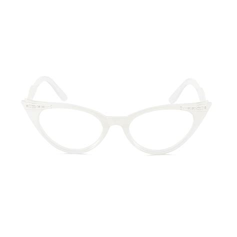 Betty Vintage 50s Style Cat Eye Reading Glasses In White Retropeepers Ltd