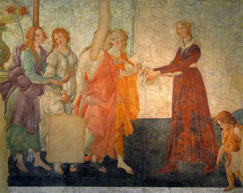 Cycle De Fresque De Botticelli At Villa Tornabuoni Lemmi Di Careggi