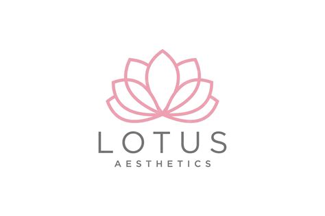 로터스 꽃 로고 로터스 아이콘의 벡터 디자인 서식 파일 프리미엄 벡터