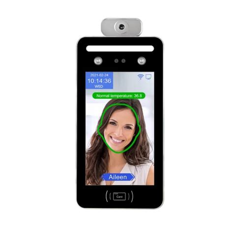 Temperature Detection Face Recognition Terminal Biometric Rfid Access