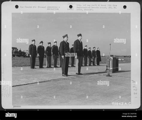 Brig Gen Julian M Chappell Reviewing Troops Of The 91st Troop