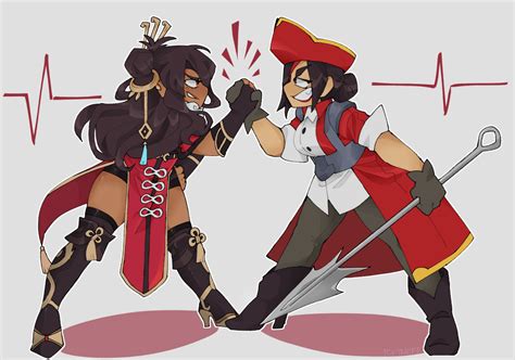 Beidou And Baozhai From Indivisible Pcktknife Rbeidoumains