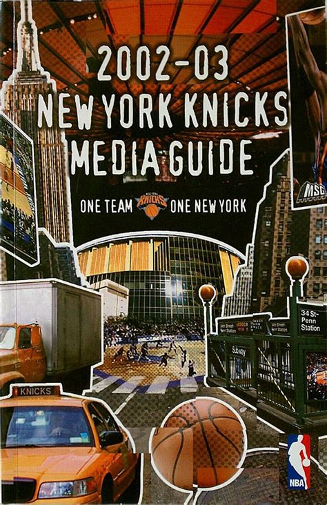 Nba Media Guide New York Knicks 2002 03