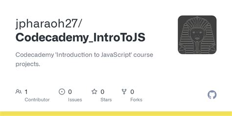 Github Jpharaoh27codecademyintrotojs Codecademy Introduction To