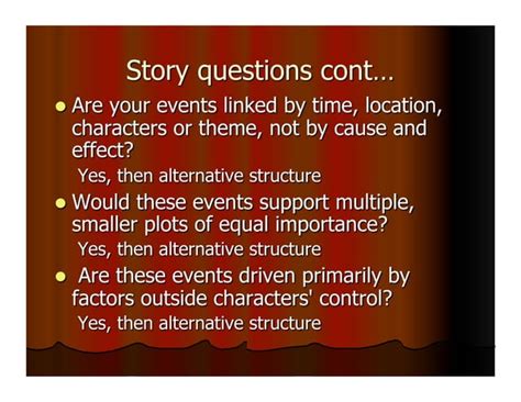 Script Structure 120 Ppt