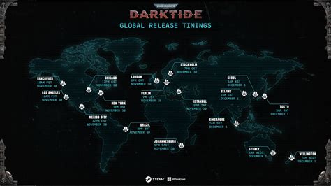 Timezone Map For Release Because People Keep Posting About It Rdarktide