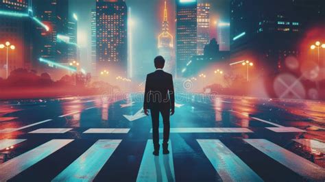 Choosing The Right Path In Life Making Important Decisions Future Direction Stock Image