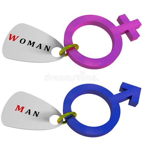 Symboles Hommes Femmes De Genre Illustration Stock Illustration Du