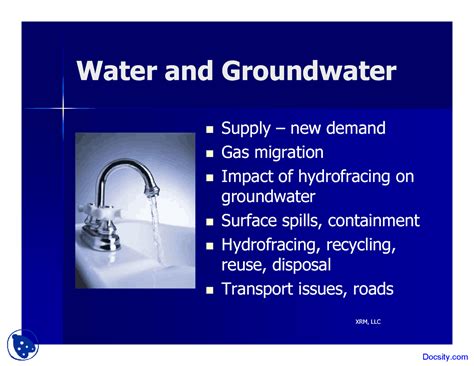 Water And Groundwater Environmental Geology Lecture Slides Docsity