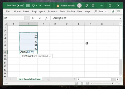 How To Add In Excel Sheet Formula Printable Templates