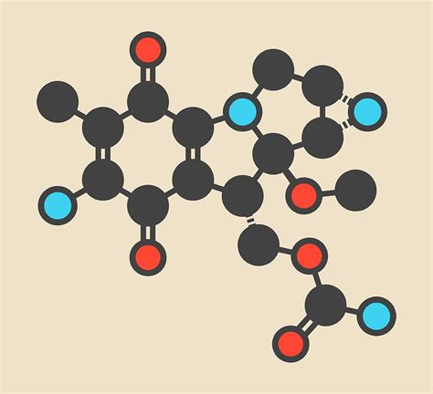 Mitomycin C Cancer Drug Molecule Photograph By Molekuul Fine Art America