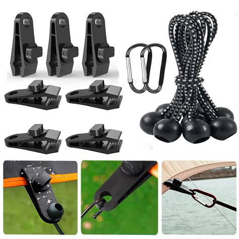 Tarp Clips Heavy Duty Lock Grip Tarp Clamps Shark Tent Fasteners Clips