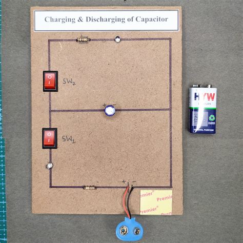 Charging And Discharging Of Capacitor Working Model My Store