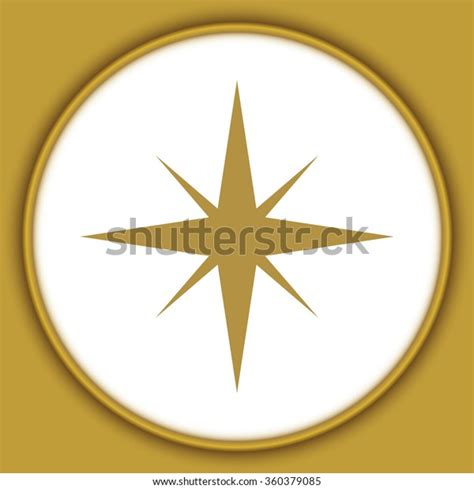 Illustration Compass Rose Stock Vector Royalty Free 360379085