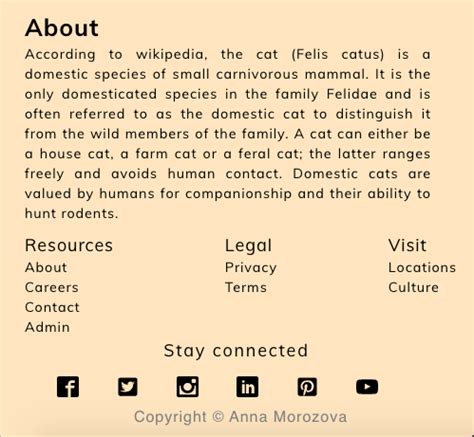 Github Annamikmorozova Simple React Footer An Open Source React Js