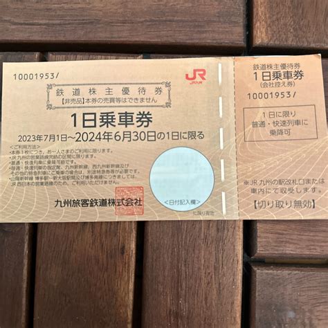 Yahooオークション Jr九州 1日乗車券