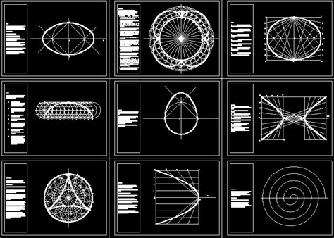 Geometric Constructions Dwg Block For Autocad • Designs Cad