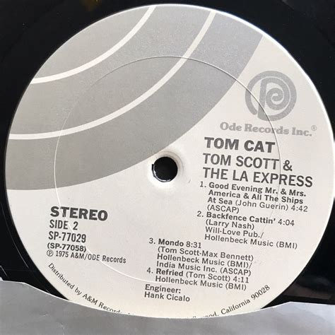 Tom Scott La Express Tom Cat At Sara Sugerman Blog