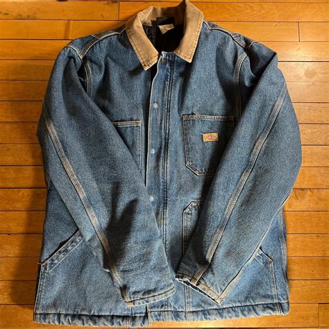 Dickies Jean Denim Chore Jacket In Great Condition Depop