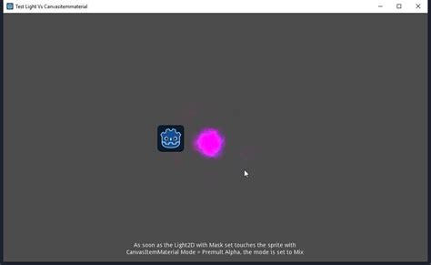 light2d mask disables canvasitemmaterial · issue 37007 · godotengine
