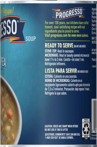 Progresso Split Pea Soup 15 Oz Smiths Food And Drug
