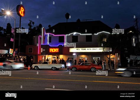 Neil Young Roxy Theater Line Concert Sunset Strip Los Angeles