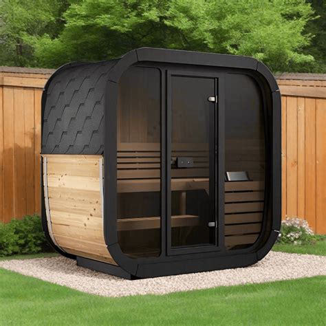 Saunalife Cl4g Outdoor Sauna 3 Person Cube Sauna Kit