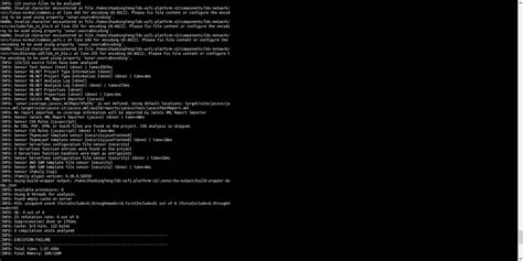 scanner scan code failed sonarqube server community build sonar