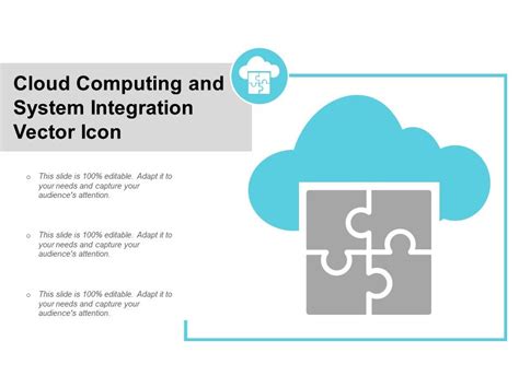 Cloud Computing And System Integration Vector Icon Ppt Powerpoint Presentation Show Good
