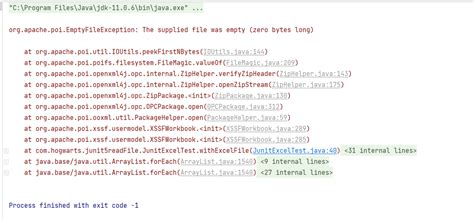Orgapachepoiemptyfileexception The Supplied File Was Empty Zero