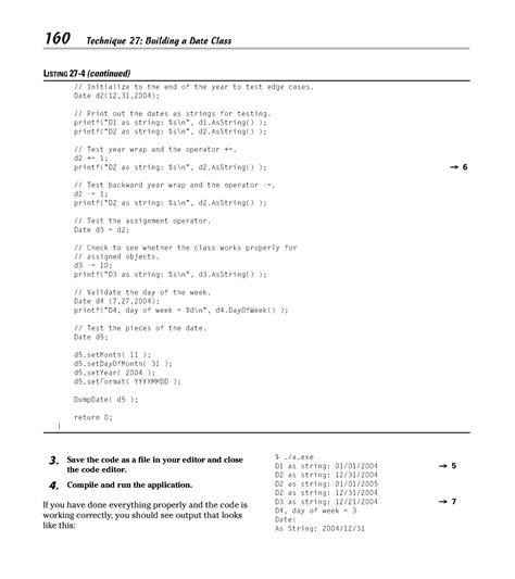 C Timesaving Techniques 31 160 Technique 27 Building A Date