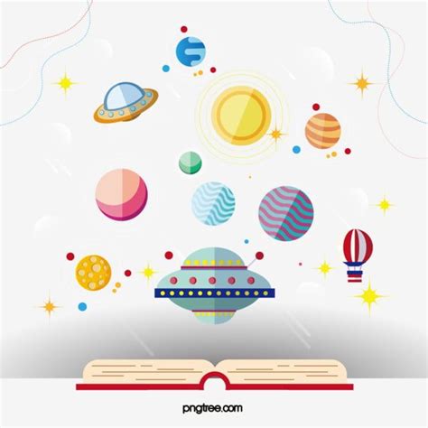 만화 책 노래 우주 행성 교육 갤럭시 클립 아트 항공기 우주선 Png 일러스트 및 벡터 파일 무료 다운로드 Pngtree