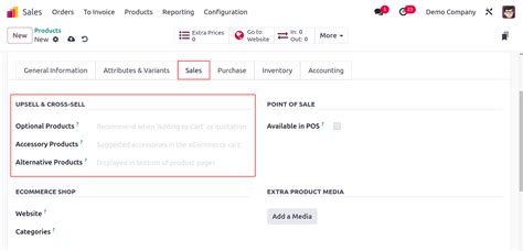 Products In Odoo 17 Sales Odoo V17 Enterprise Edition Book