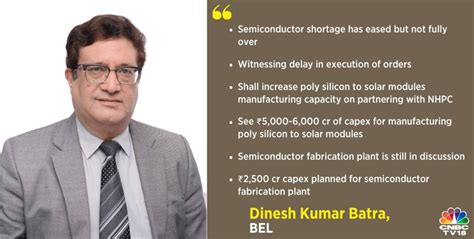 Bharat Electronics Says Semiconductor Shortage Has Eased But Not Fully Over