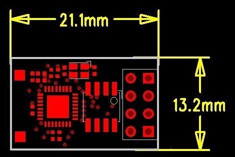 Modulo Ricetrasmettitore WiFi Seriale Con ESP8266 1MB Flash