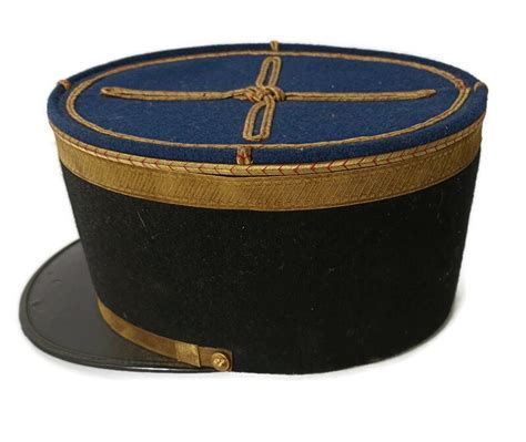 Vintage French Gendarme Hat Uniform Cap Hat Officers Kepi Etsy