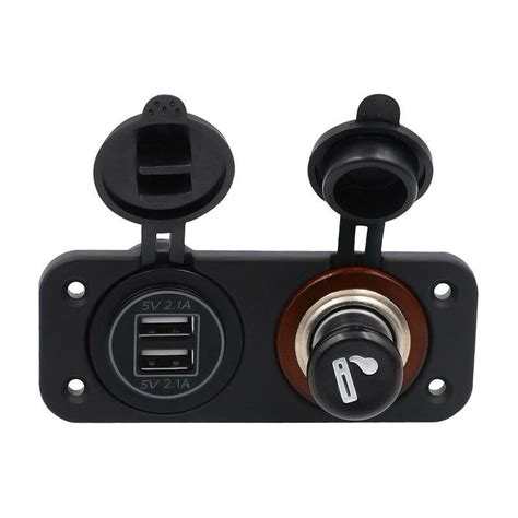 Deniz Tekne Yat Atv Karavan Araba Çift USB A Şarj Çakmak Fiş Soket Su Geçirmez Rhino