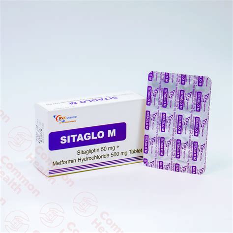 Sitaglo M Mpf 10 Tablets Common Health Myanmar